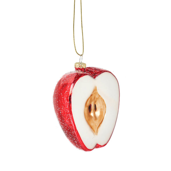 Apple Half Shaped Christmas Tree Bauble | Christmas Decorations |ad&i