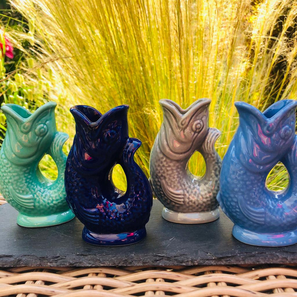 Mini Gluggle Jug | Gluggle Jugs | Fish Jug | Ceramic Jug | Gift | ad&i