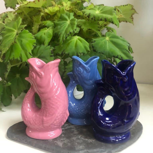 Mini Gluggle Jug | Gluggle Jugs | Fish Jug | Ceramic Jug | Gift | ad&i